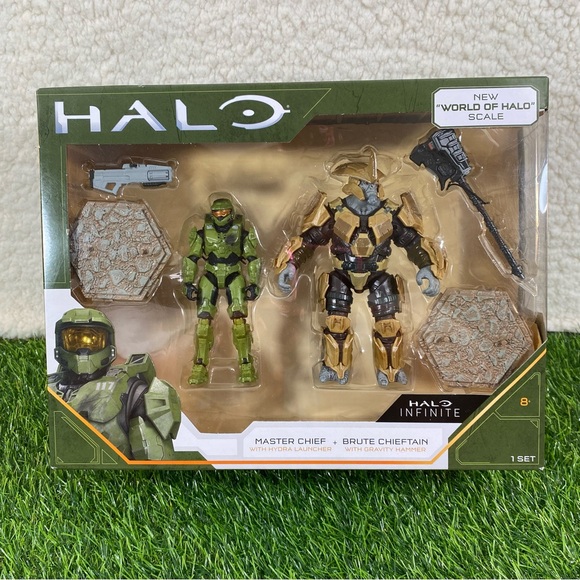 Halo | Toys | World Of Halo Master Chief And Brute Chieftan Jazwares ...